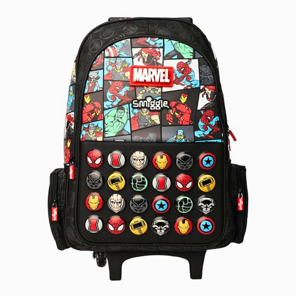 💥 Smiggle x Marvel 18" Trolley Backpack – Approx. 18.6L | Limited Edit